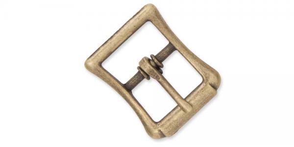 1539-01 STRAP BUCKLE 3/4'' Antique Brass | BnT LEATHER